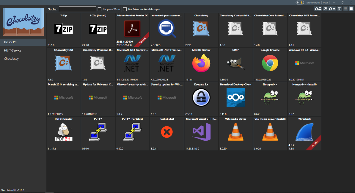 HE IT-Service - Chocolatey als Paket Manager